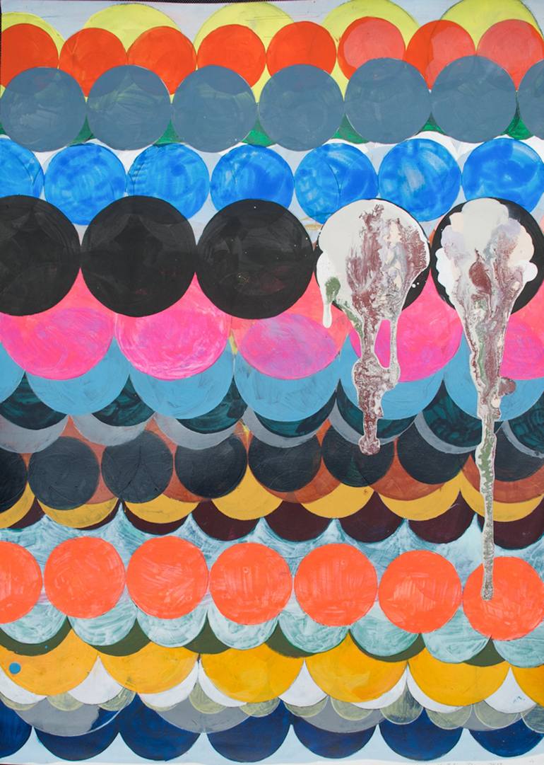 repressed memory wallpaper Painting by Marie Kazalia | Saatchi Art