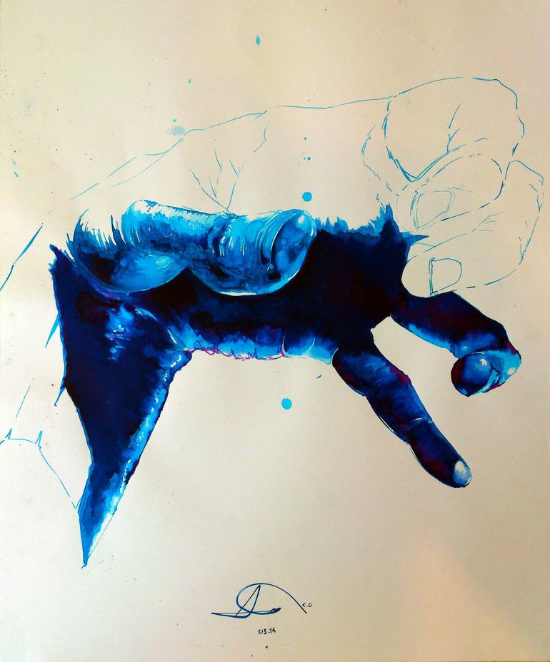 hand study Painting by Adriano M Franchini | Saatchi Art