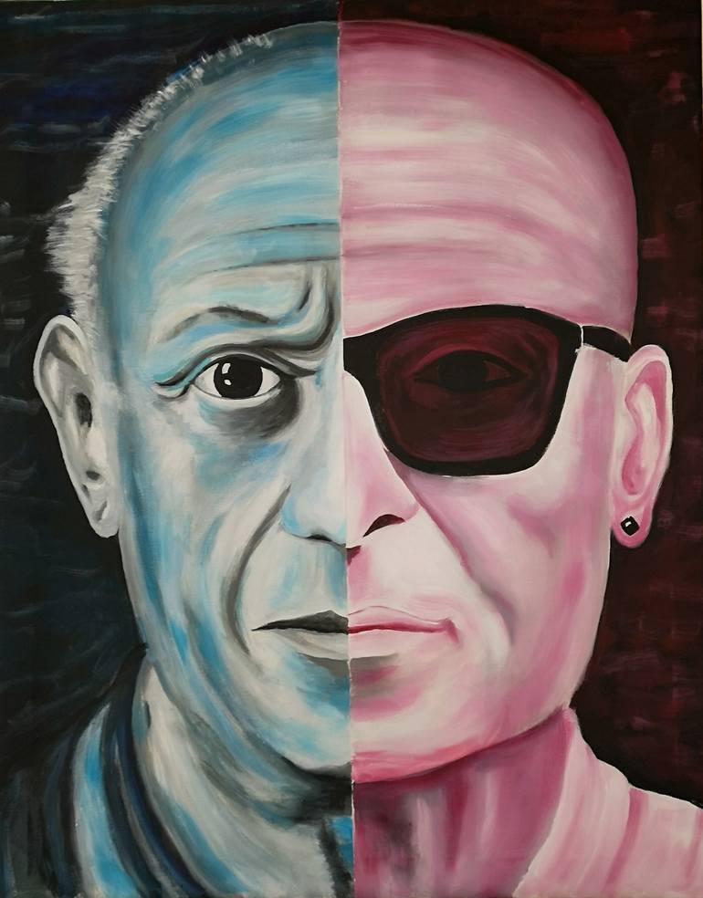 Pablo and Udo Painting by Udo Burkhardt | Saatchi Art