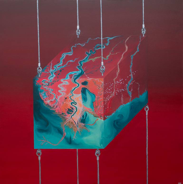 Mississippi River Delta Painting by Sejong Cho | Saatchi Art