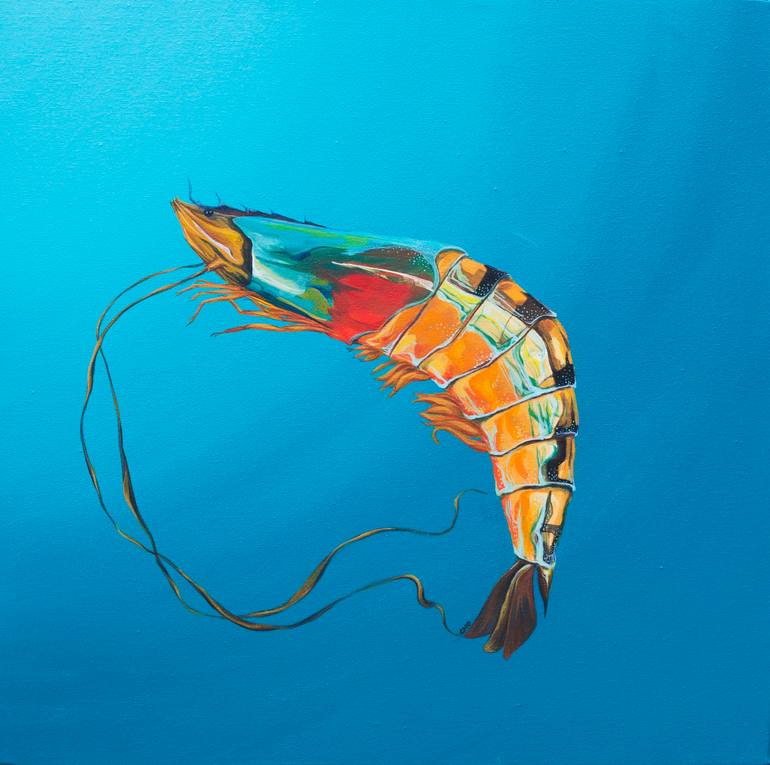 Tiger shrimp Painting by Sejong Cho | Saatchi Art