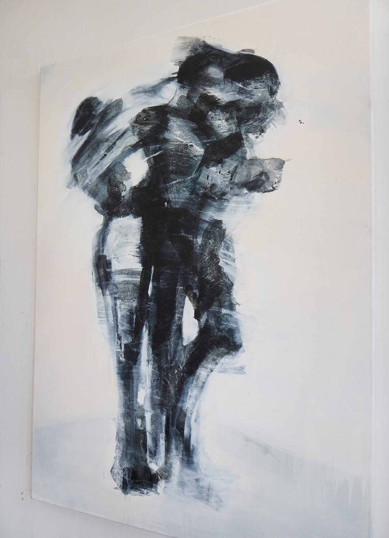 Untitled 5 (Cleavage) Painting by Cynthia Gregorová | Saatchi Art