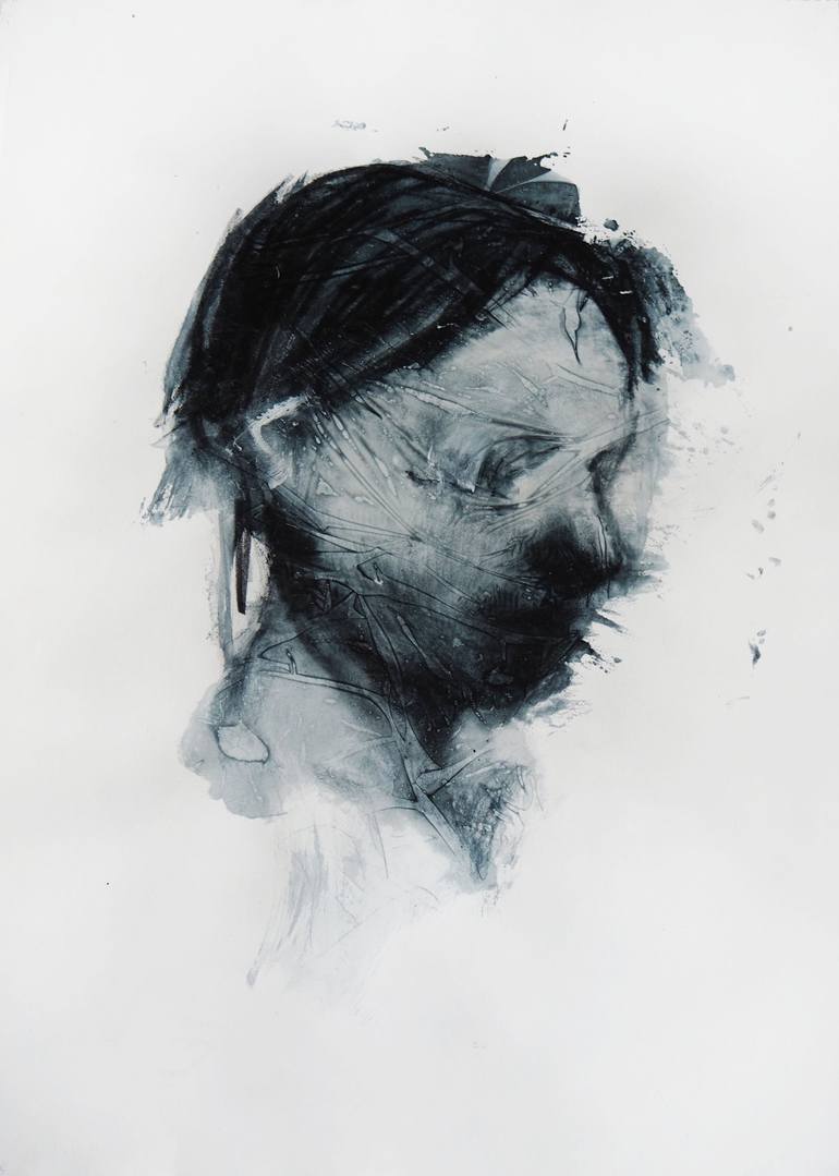 Quiet Moment Drawing By Cynthia Gregorová Saatchi Art