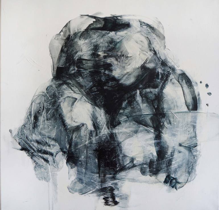 Statues (Cleavage) Painting by Cynthia Gregorová | Saatchi Art