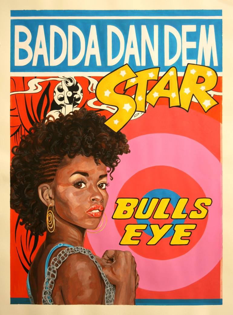 Badda Star Painting by Robin Clare | Saatchi Art