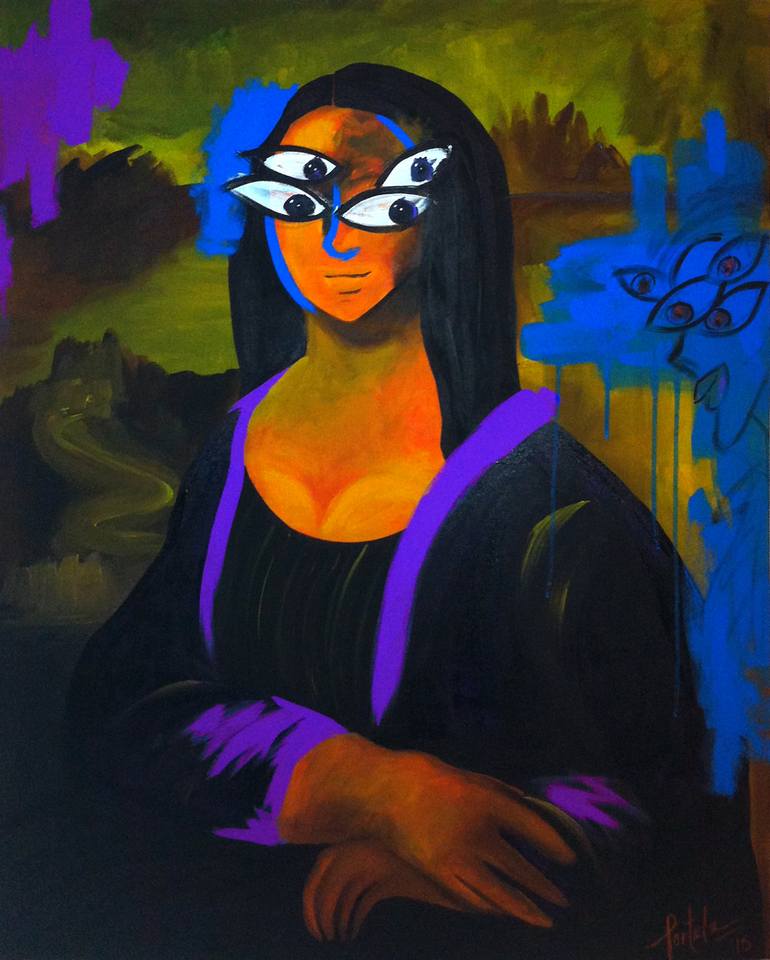 Immaculate Gioconda Painting by Daniel Portela | Saatchi Art