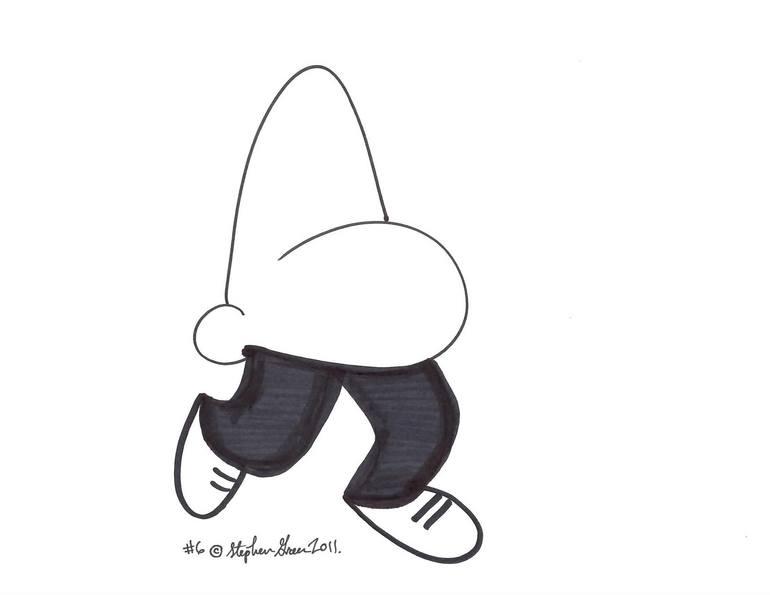 Running Nose #6 Drawing by Stephen Green | Saatchi Art