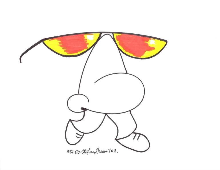 Running Nose #27 Drawing by Stephen Green | Saatchi Art