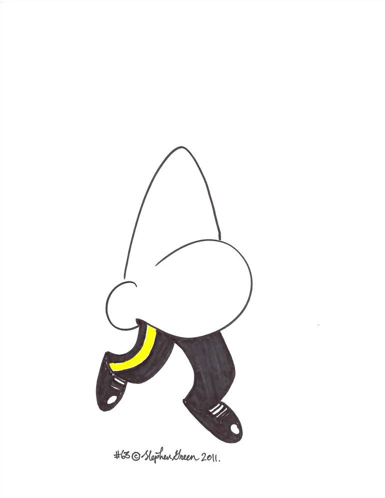 Running Nose #63 Drawing by Stephen Green | Saatchi Art
