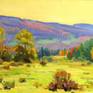 Valley Pasture Painting by Judith Reeve | Saatchi Art