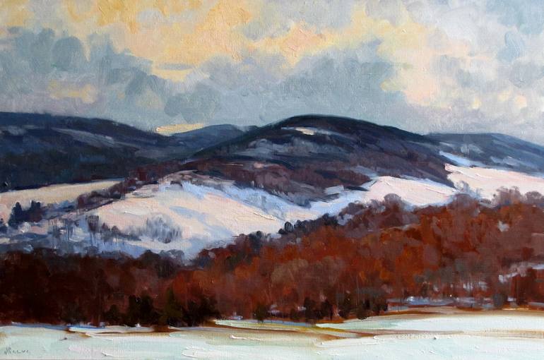 North Slope Painting by Judith Reeve | Saatchi Art