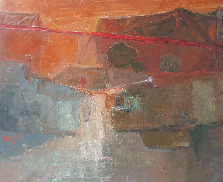 Hanoi old Painting by Ha Hoang | Saatchi Art