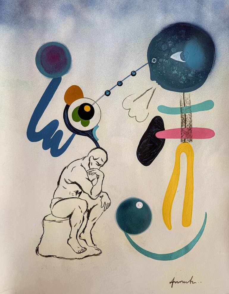 Lucid Paradox Painting by Cristian Armenta | Saatchi Art