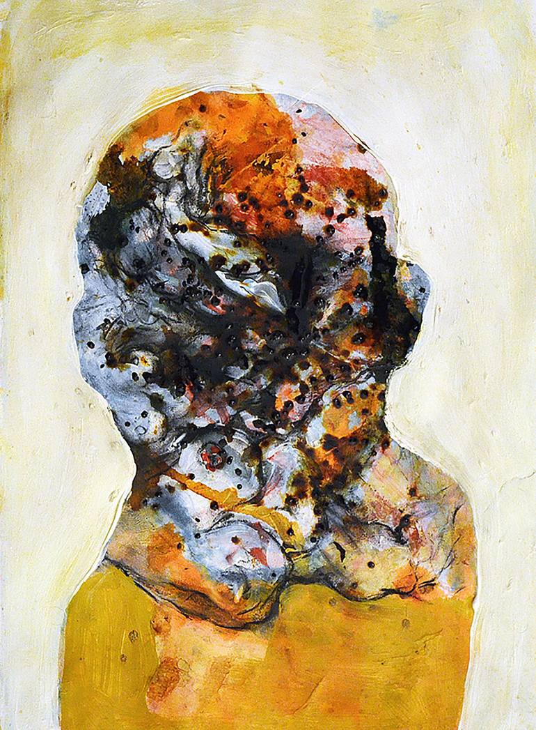 Shrapnel Victim Painting by Obeida Fayad | Saatchi Art