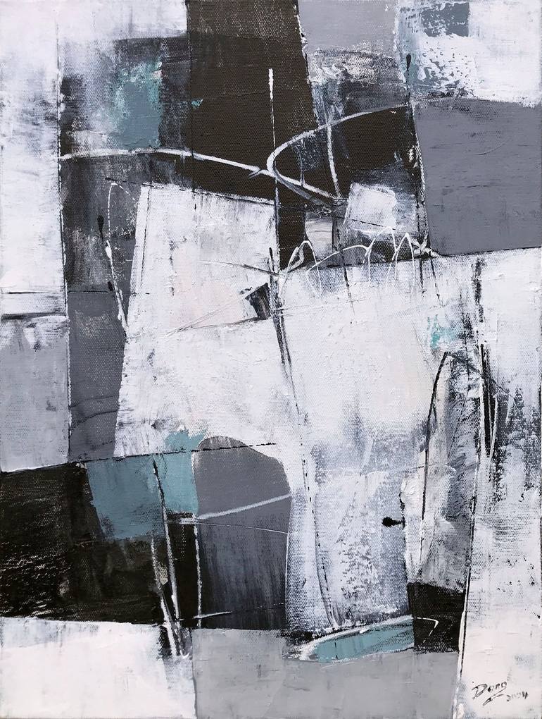 Balance in Silence Painting by Dong Su | Saatchi Art