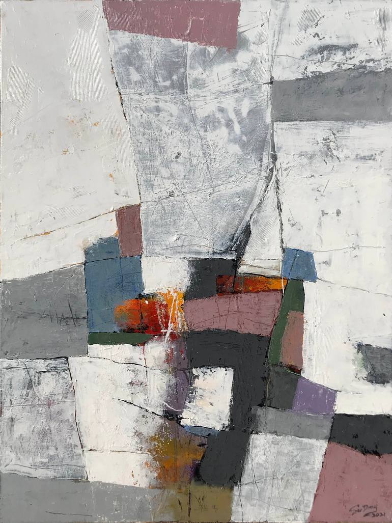 Quietly blooming Painting by DONG SU | Saatchi Art