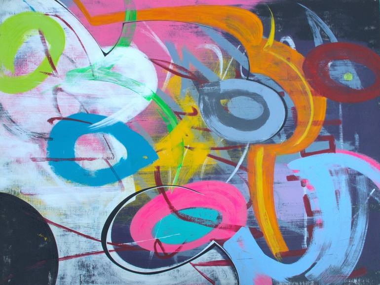 A Colorful Nightmare Painting by Michael John Spitaletto | Saatchi Art