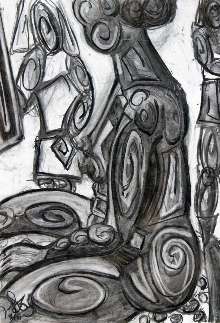 Curly Whirly Drawing by Toby Moate | Saatchi Art