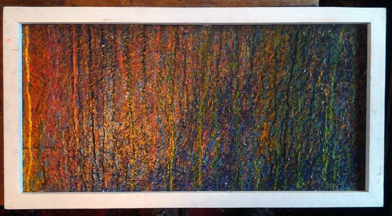 Forest Firelight Painting by Toby Moate | Saatchi Art