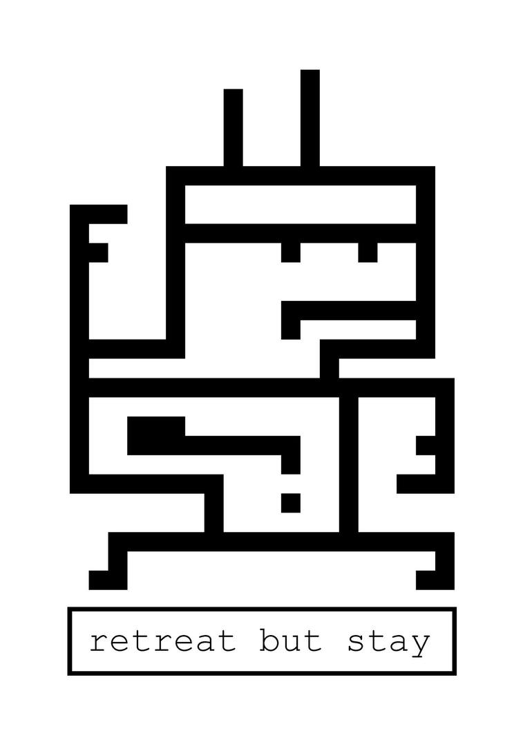 retreat but stay Drawing by joseph green | Saatchi Art