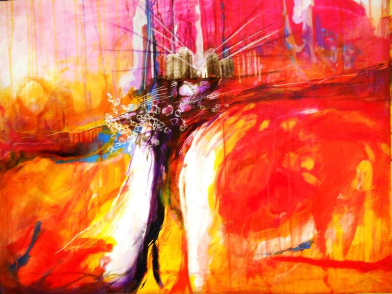 DOV'E' LA CITTA' Painting by Luigi Maria Feriozzi | Saatchi Art