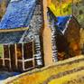 Cottage in the Jungle Painting by VINAY BABAR | Saatchi Art