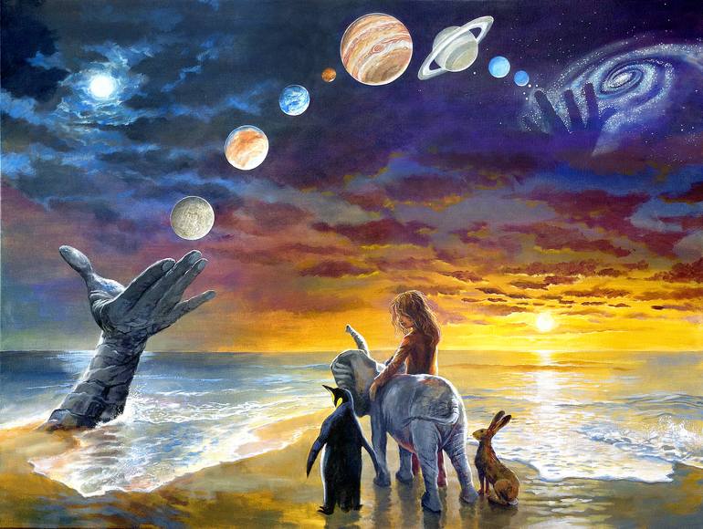 The Juggler II Painting by Daniel Loveday | Saatchi Art