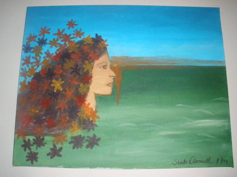 The Woman Painting by Sheila Oconnell | Saatchi Art