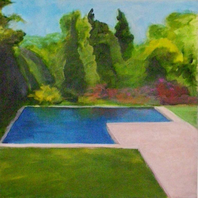 Pool Painting by Naomi Osnos | Saatchi Art