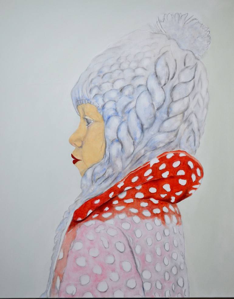 Girl Painting by Anastazia David | Saatchi Art