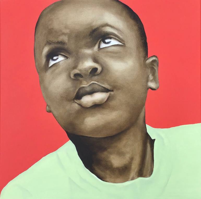 Boy Painting by Anastazia David | Saatchi Art