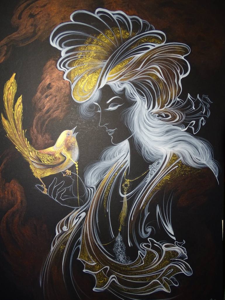 Love Song Painting by Reza Samimi | Saatchi Art