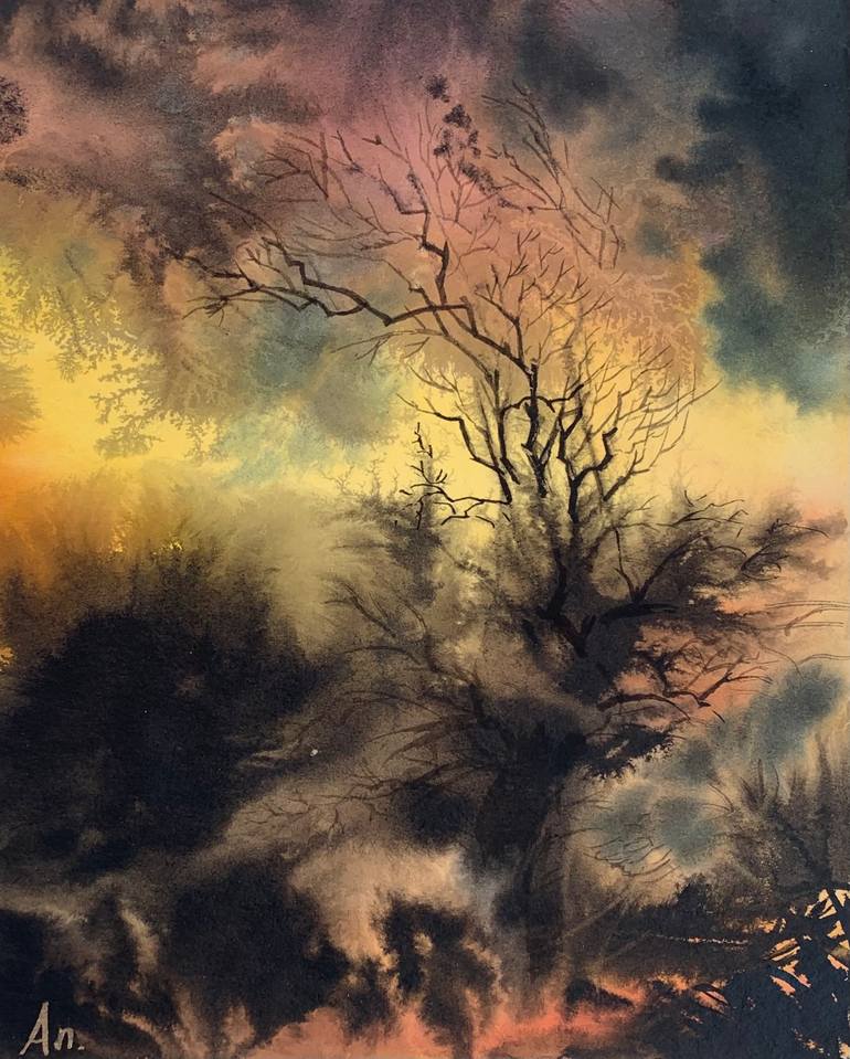Another world Painting by Anna Chmiel | Saatchi Art