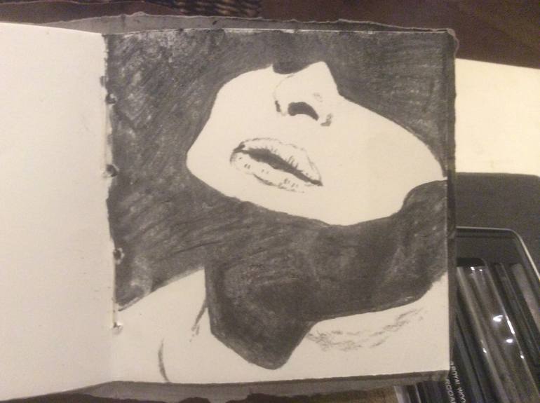 The Face of Want Drawing by Ashtyn Anderson | Saatchi Art