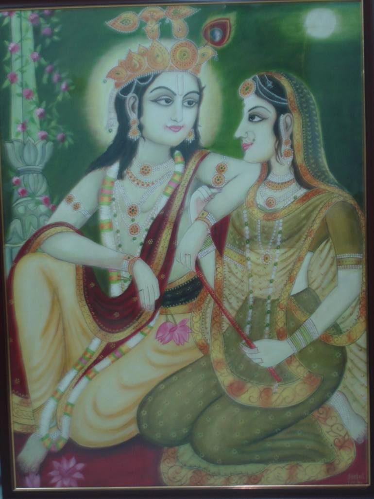 Radha Krishna Painting by Hetal Pandya | Saatchi Art