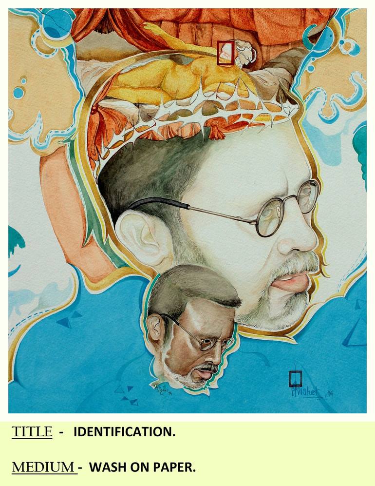IDENTIFICATION Painting by Avishek Chatterjee | Saatchi Art