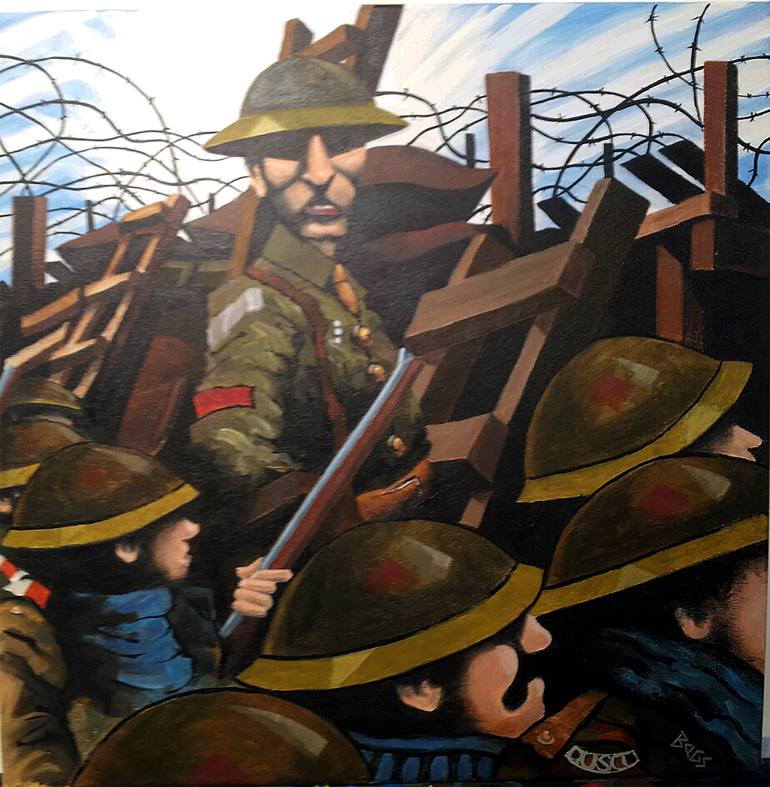 Over the Top Painting by Graham Lee | Saatchi Art