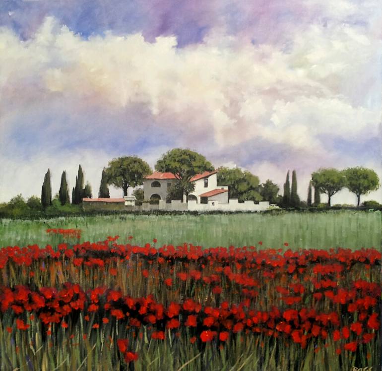 View from the Coach Painting by Graham Lee | Saatchi Art