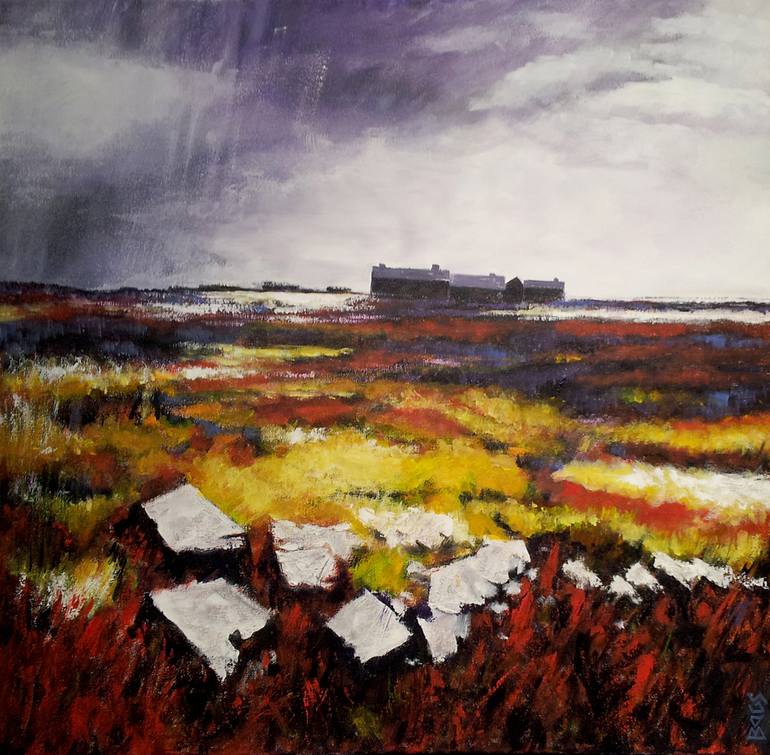 Up on the Moors Painting by Graham Lee | Saatchi Art