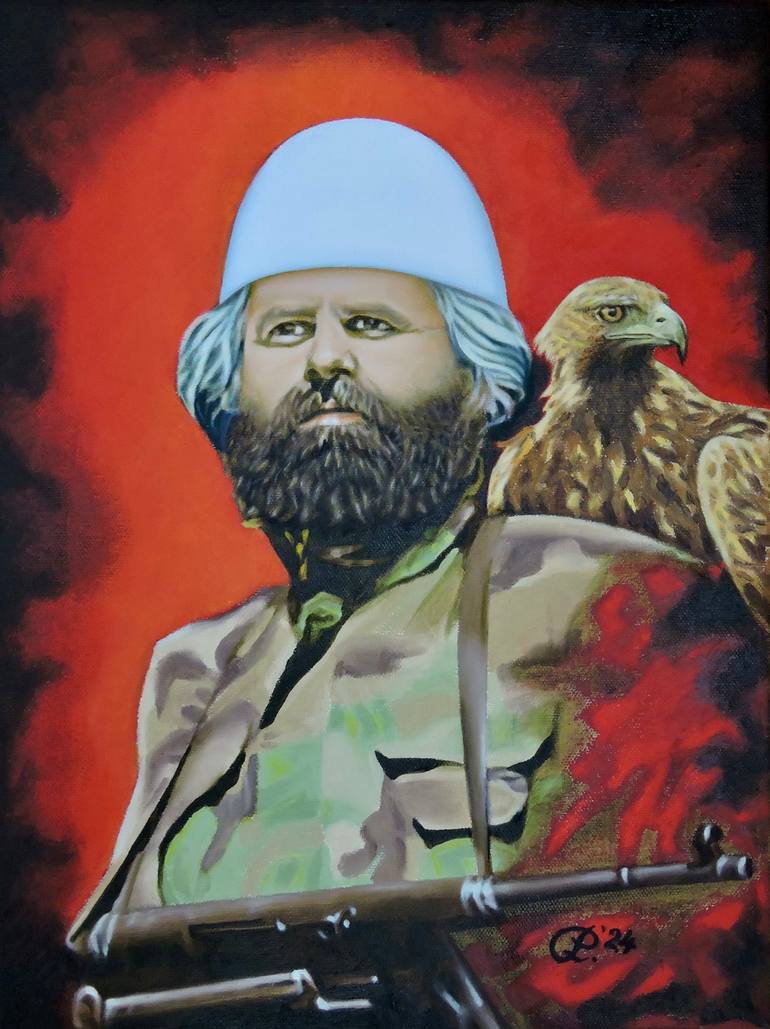 The Hero of Kosovo, the Legendary Commander, Adem Jashari Painting by ...