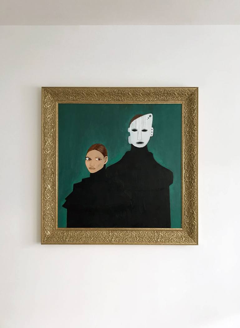 Agatha Painting by Fadel Denibi | Saatchi Art