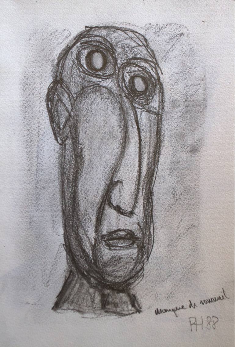 Not enough sleep Drawing by Patrick Herzig | Saatchi Art