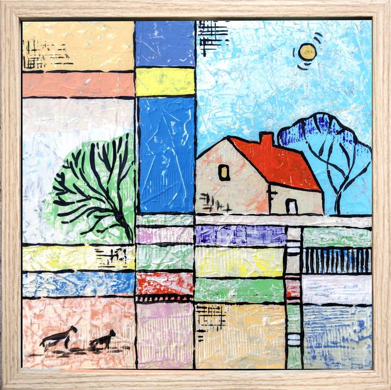 Structural landscape 3 Painting by Ariadna De Raadt | Saatchi Art