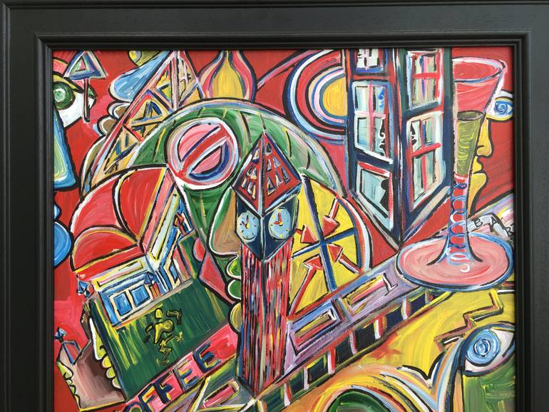 London Street Map Painting by David Harper | Saatchi Art