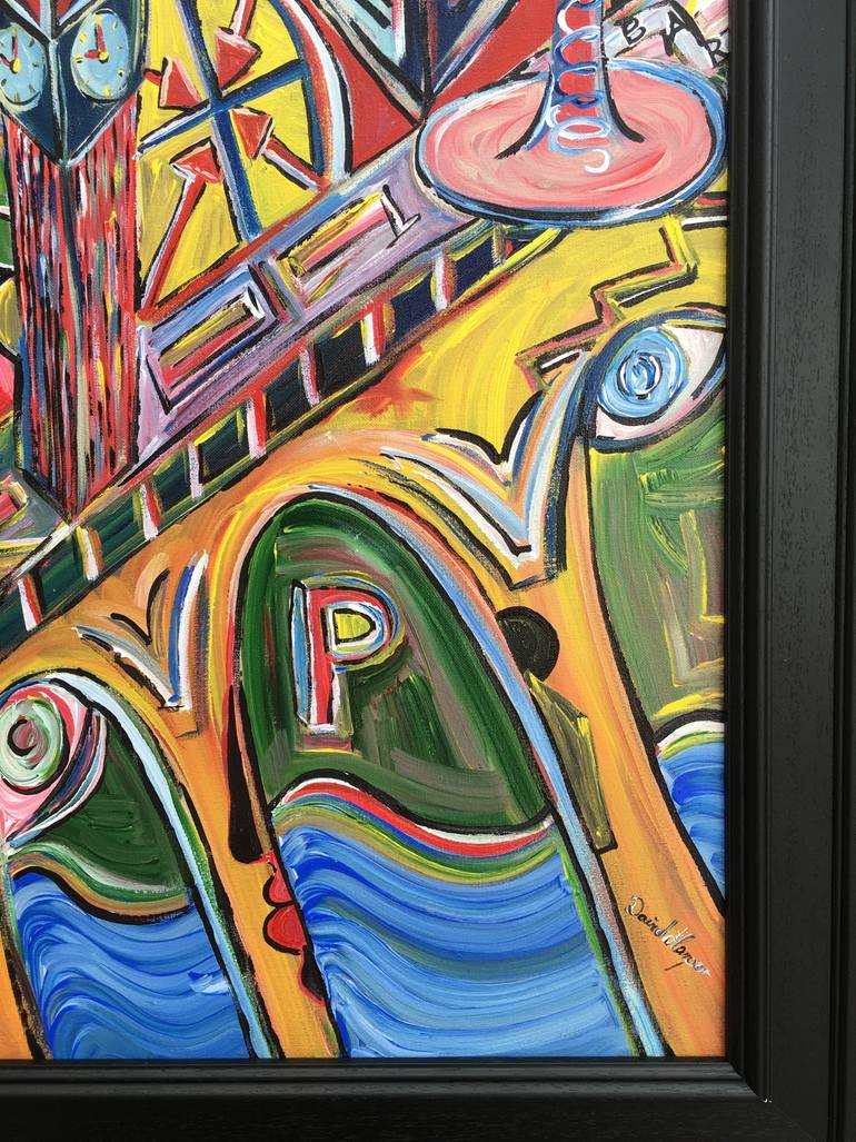 London Street Map Painting by David Harper | Saatchi Art