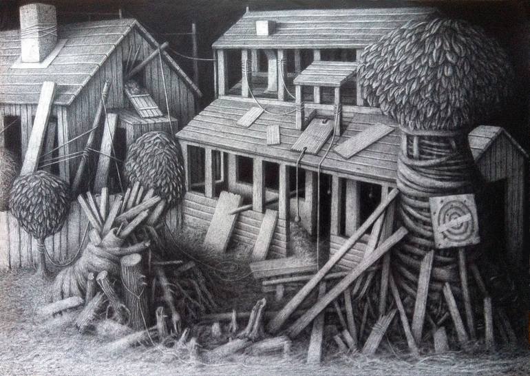 Range Drawing by Taren McCallan-Moore | Saatchi Art