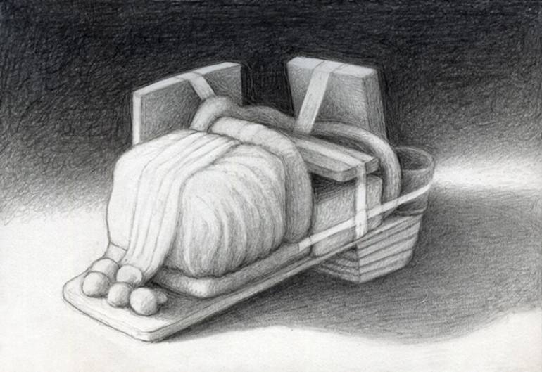 Assemblage 07 Drawing by Taren McCallan-Moore | Saatchi Art
