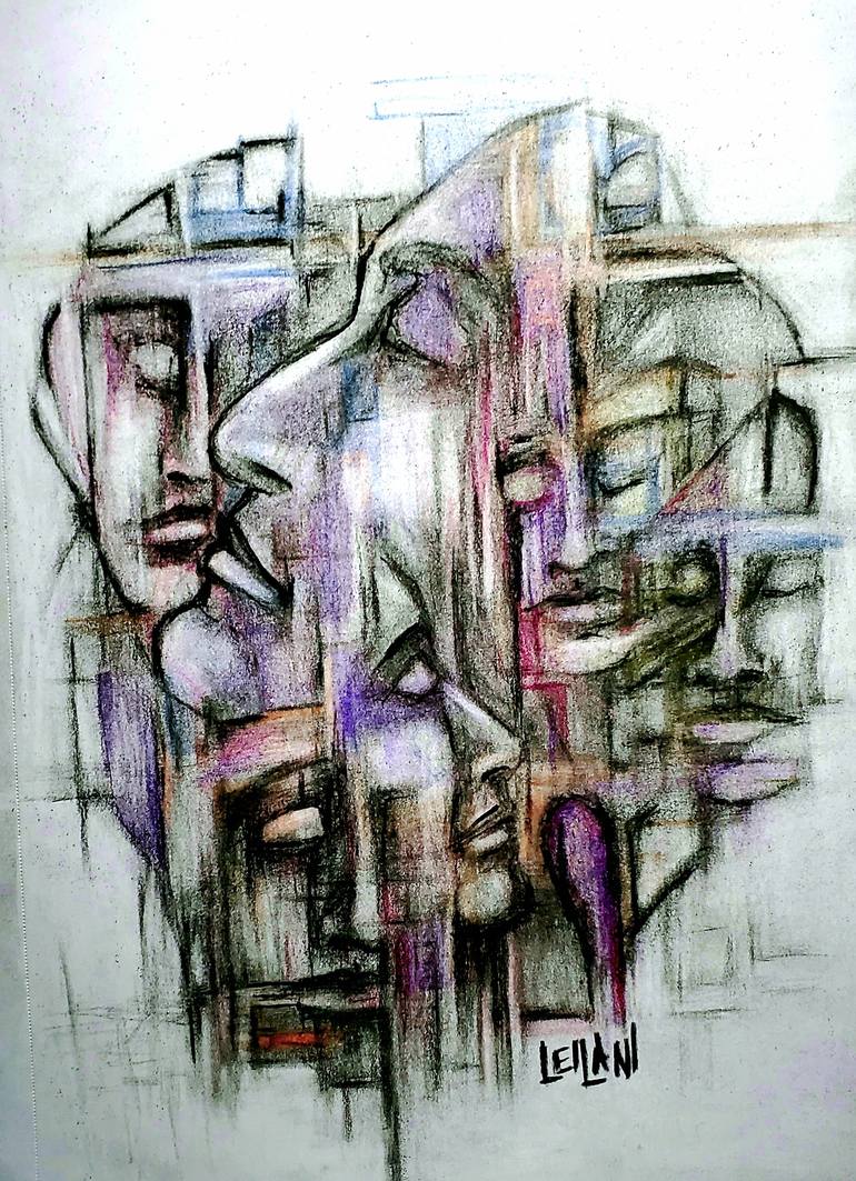 Dont look at me Drawing by Leilani Leilani | Saatchi Art