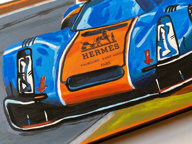 HERMES VROOM - Porsche Homage 906 Painting by Dominique Steffens ...