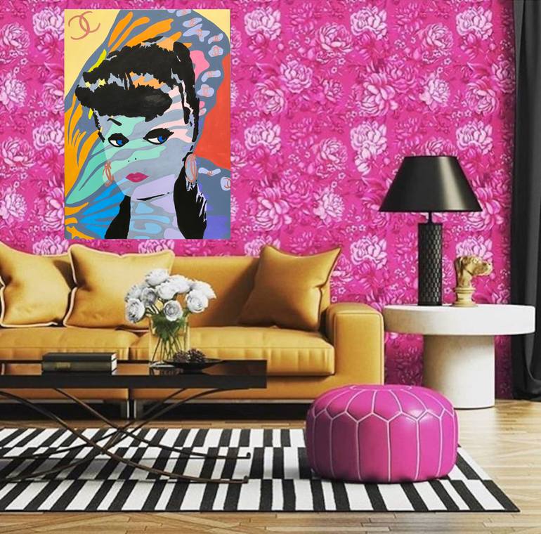 Barbie CHANELing - COMMISSION AVAILABLE Painting by Dominique Steffens ...